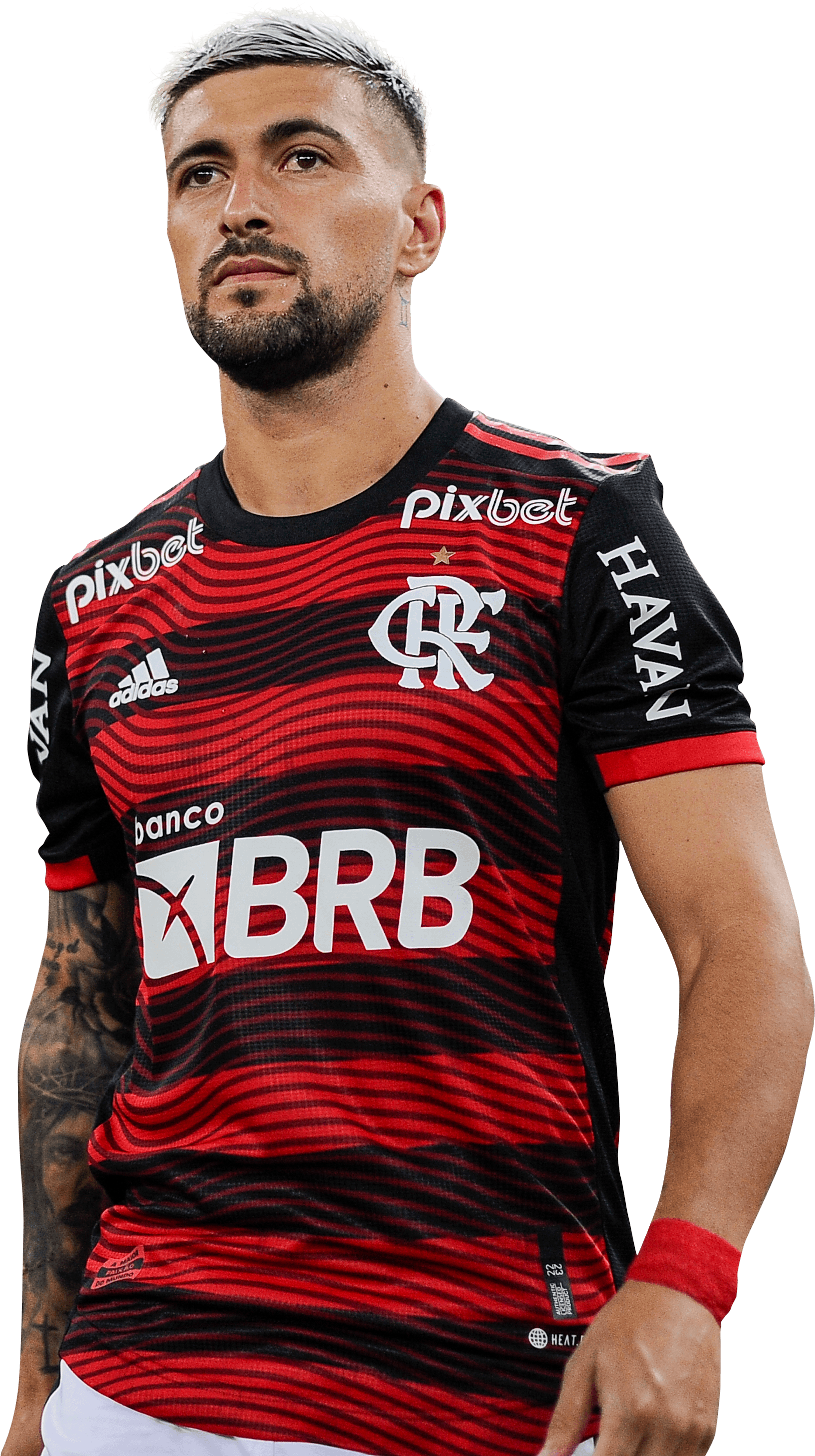 Giorgian De Arrascaeta Flamengo football render - FootyRenders