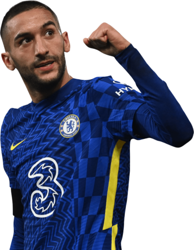 Hakim Ziyech Chelsea football render - FootyRenders