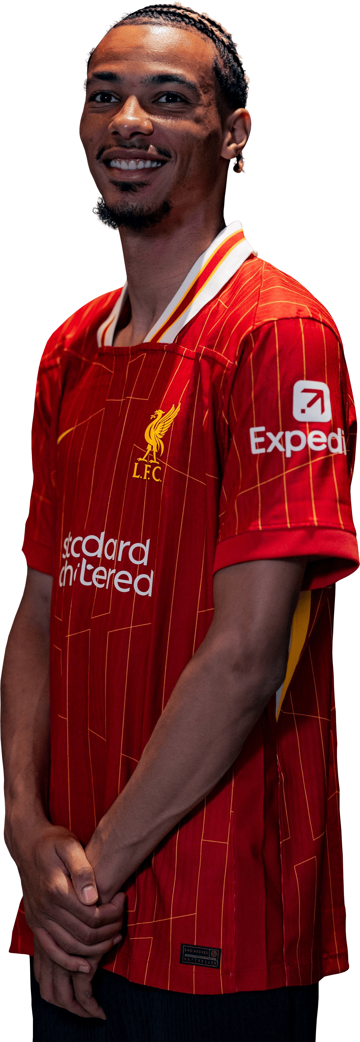 Hugo Ekitike Liverpool football render - FootyRenders