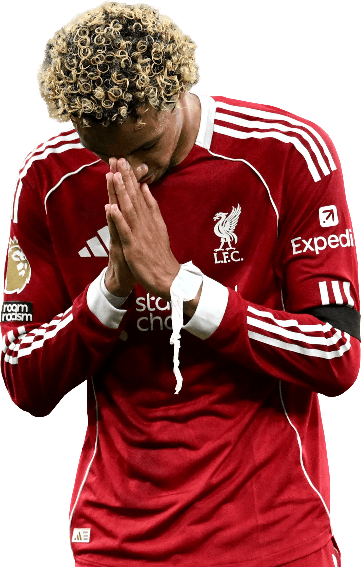 Hugo Ekitike Liverpool football render - FootyRenders