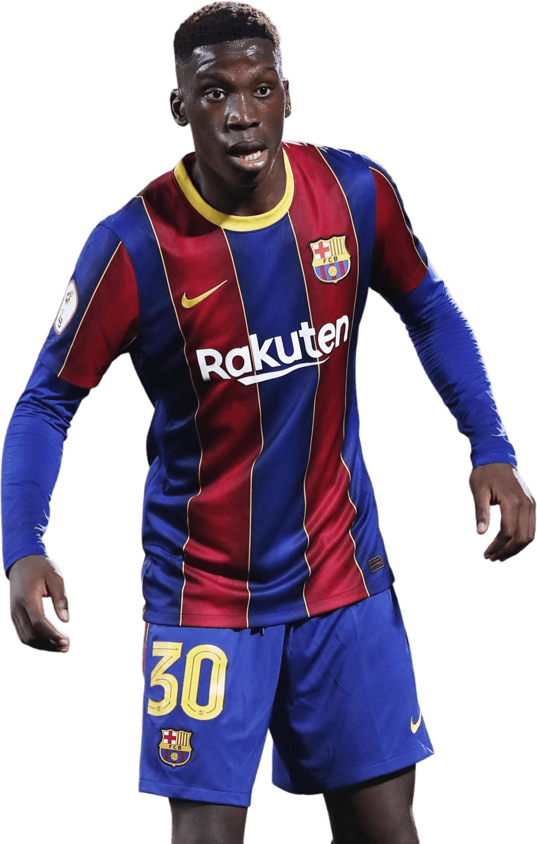 Ilaix Moriba Barcelona football render - FootyRenders