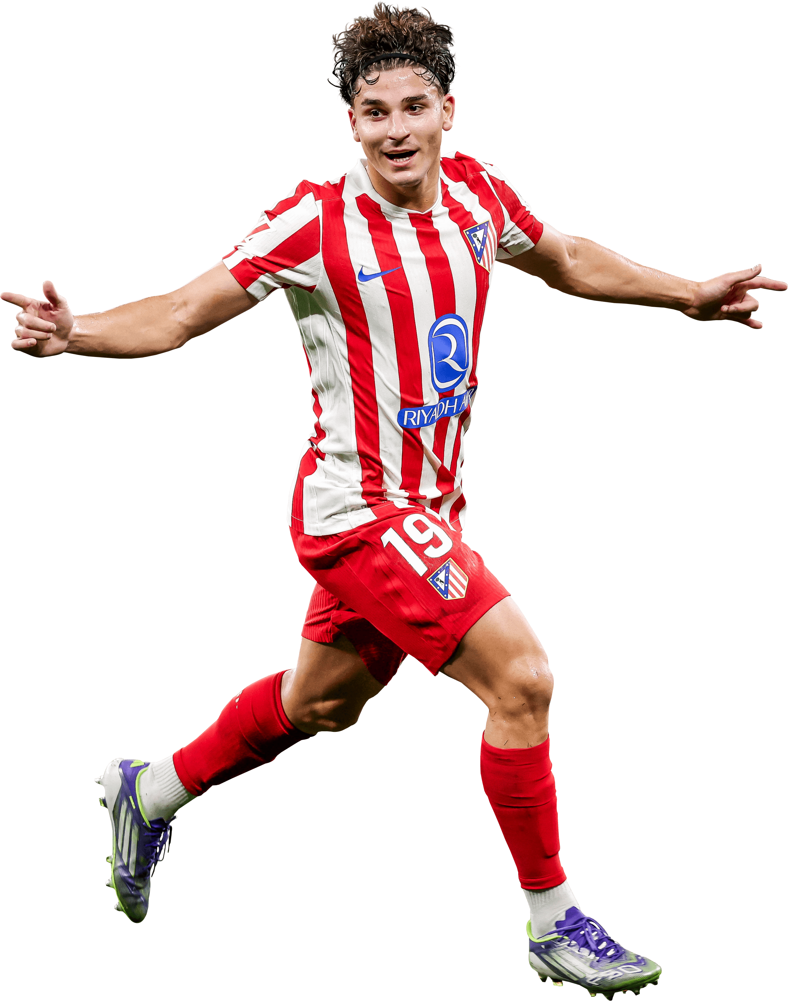 Julián Álvarez Atlético Madrid football render - FootyRenders