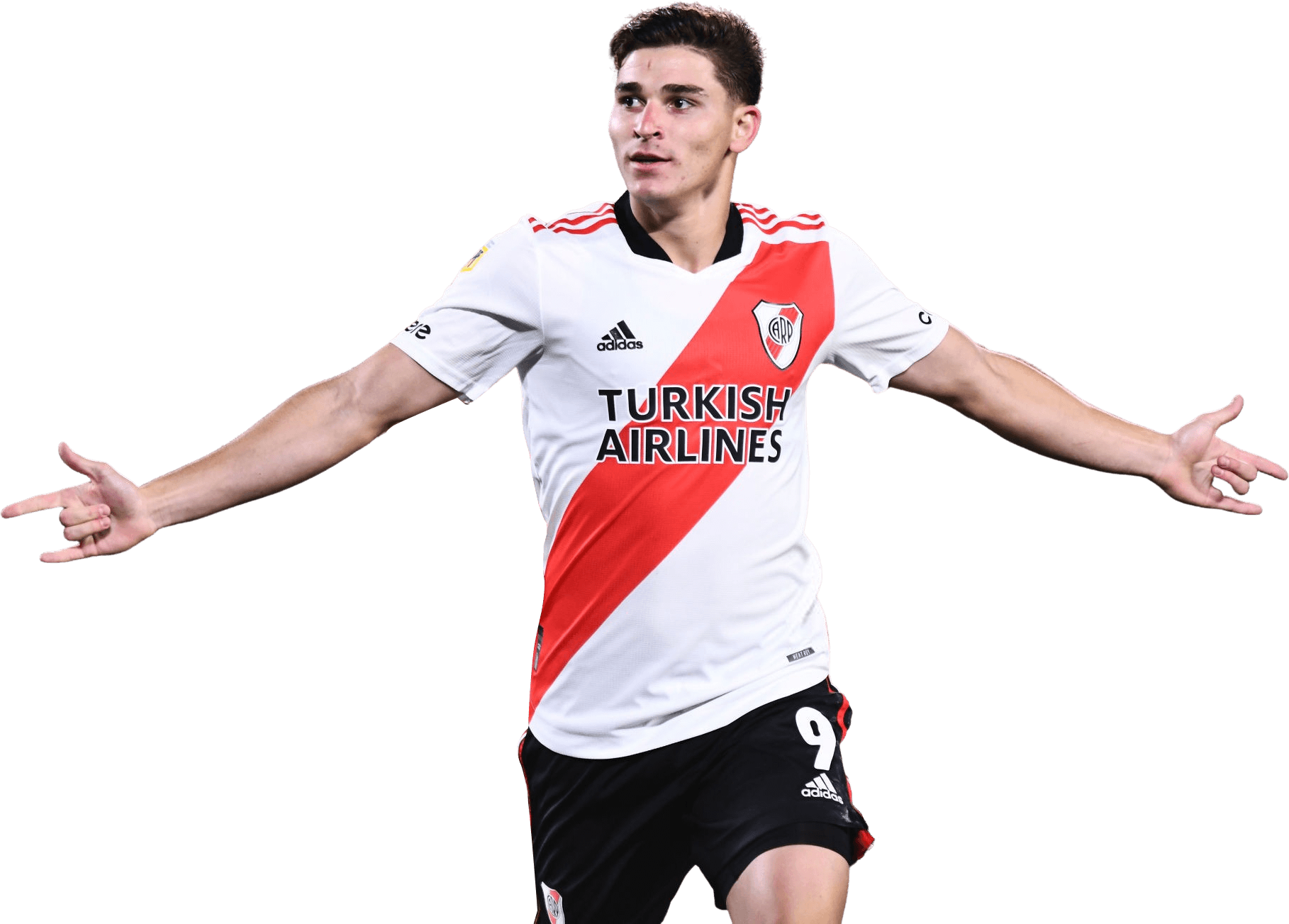 Julián Álvarez River Plate Football Render Footyrenders