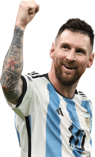 Lionel Messi Argentina football render - FootyRenders