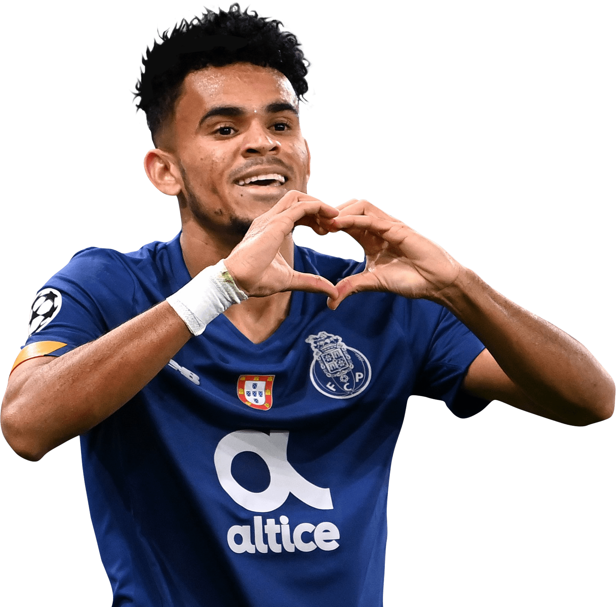 Luis Diaz Porto football render - FootyRenders