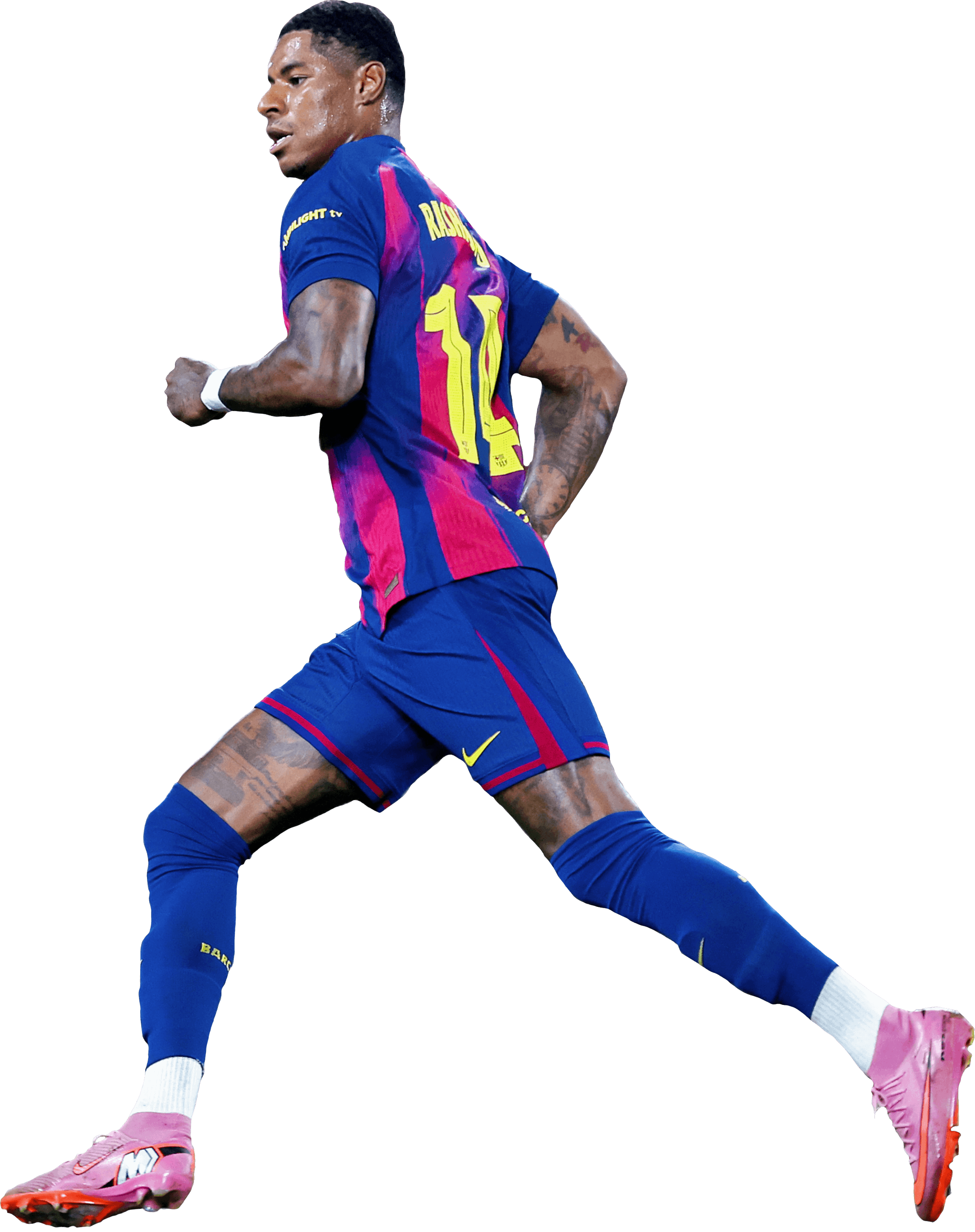 Marcus Rashford Barcelona football render - FootyRenders