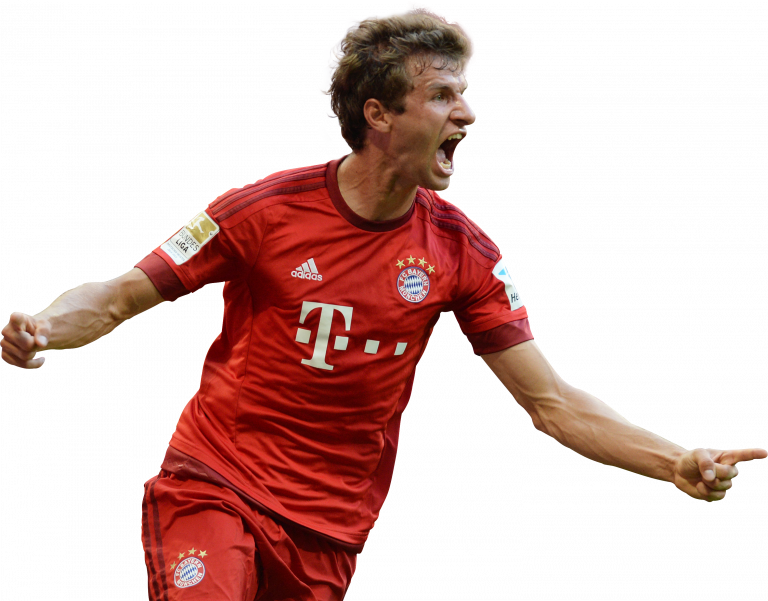 Thomas Muller football render - FootyRenders