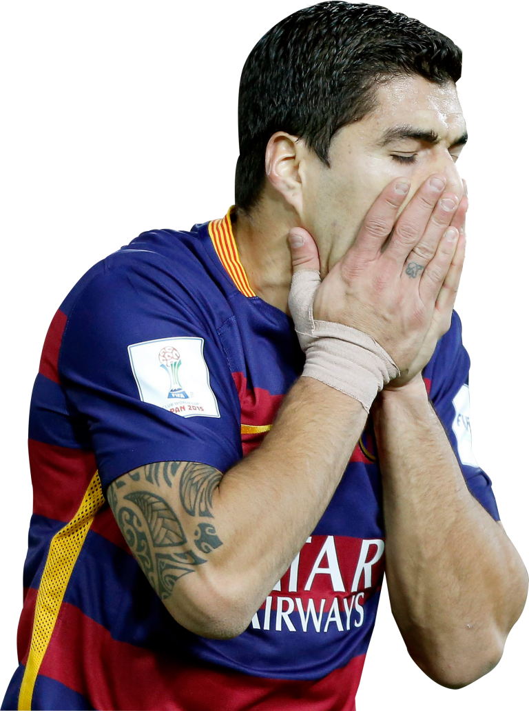 Luis Suarez football render - FootyRenders