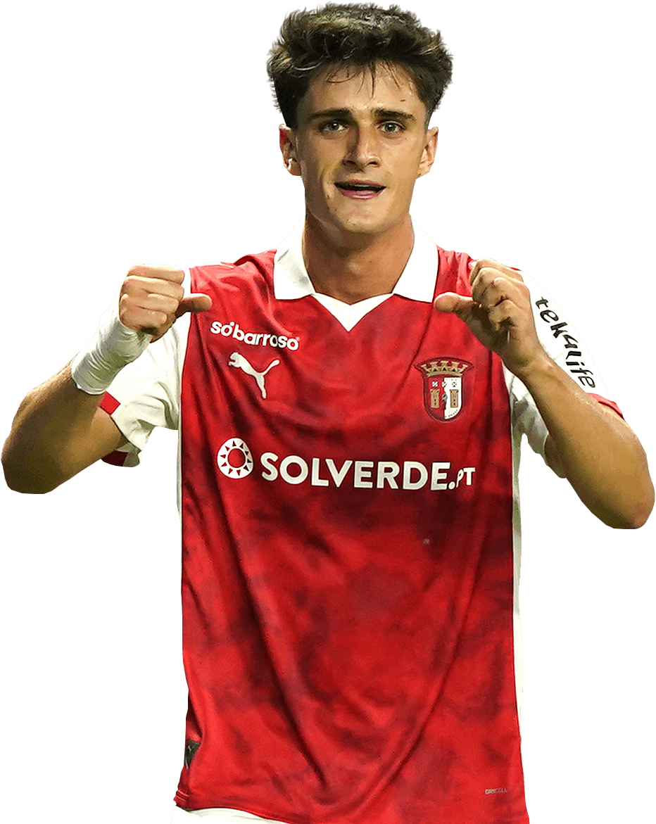 Pau Víctor SC Braga football render - FootyRenders