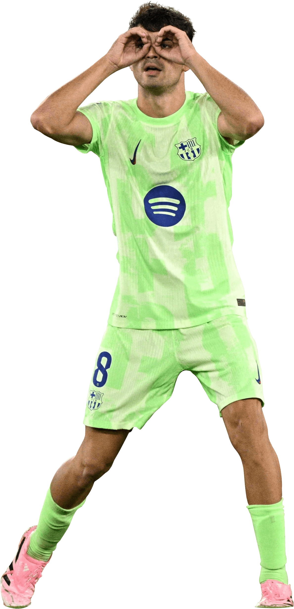 Pedri Barcelona football render - FootyRenders