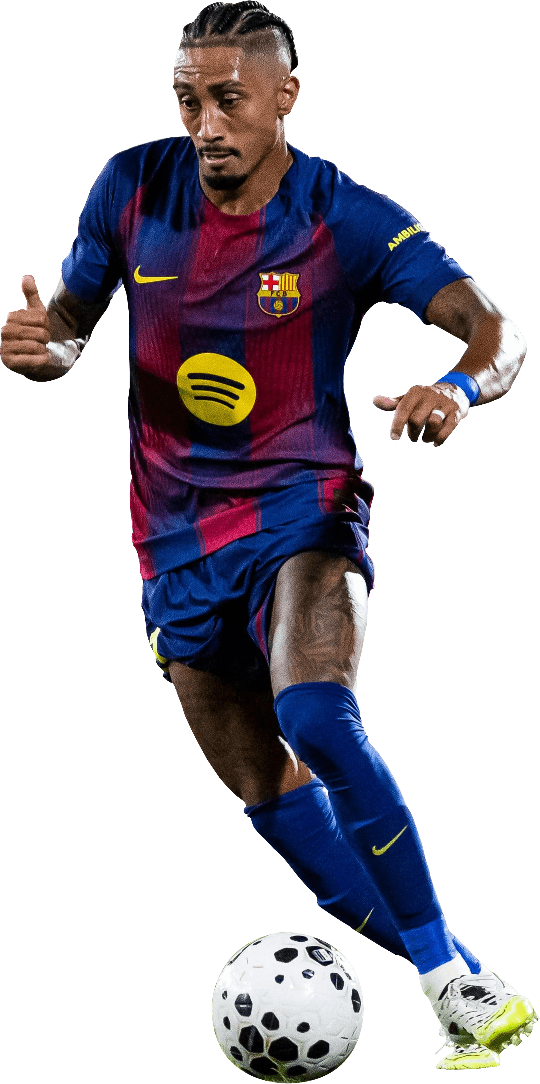 Raphinha Barcelona football render - FootyRenders