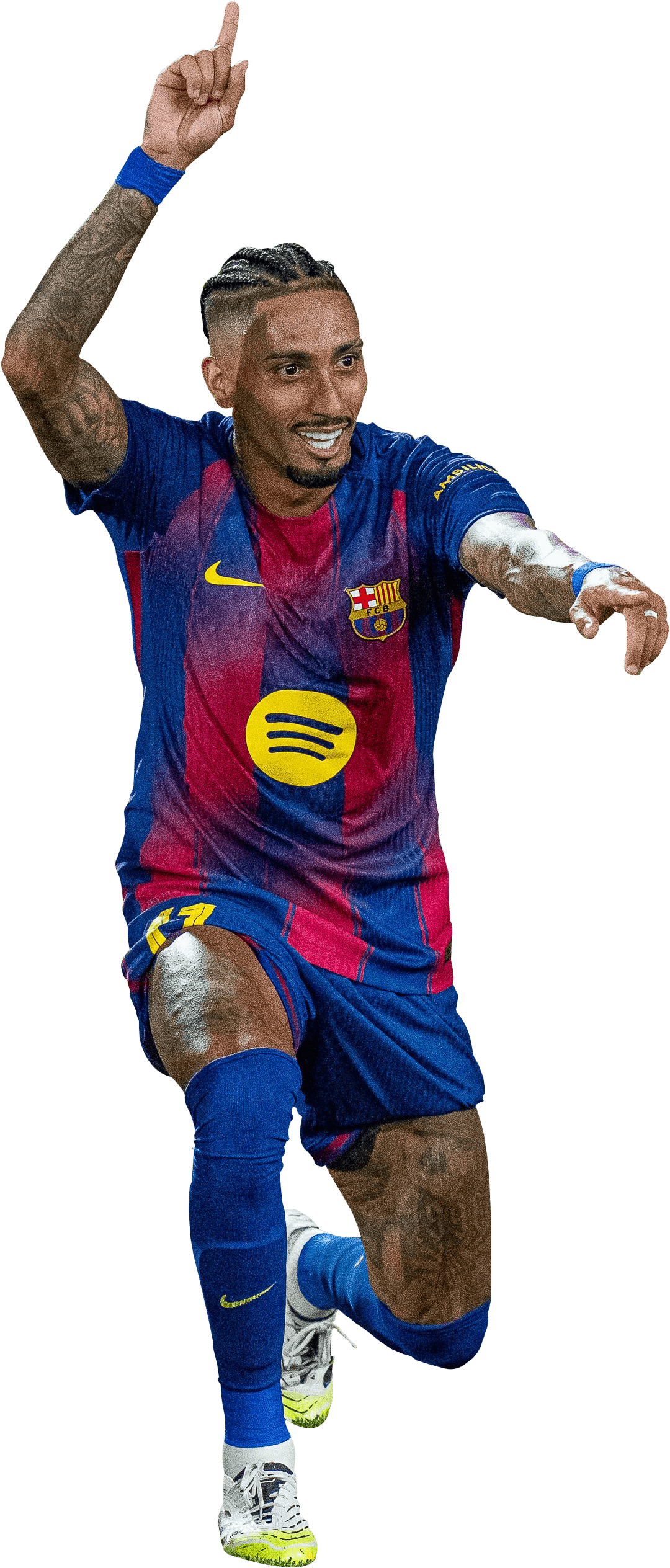 Raphinha Barcelona football render - FootyRenders