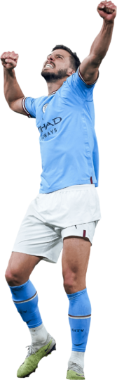 Rúben Dias Manchester City football render - FootyRenders