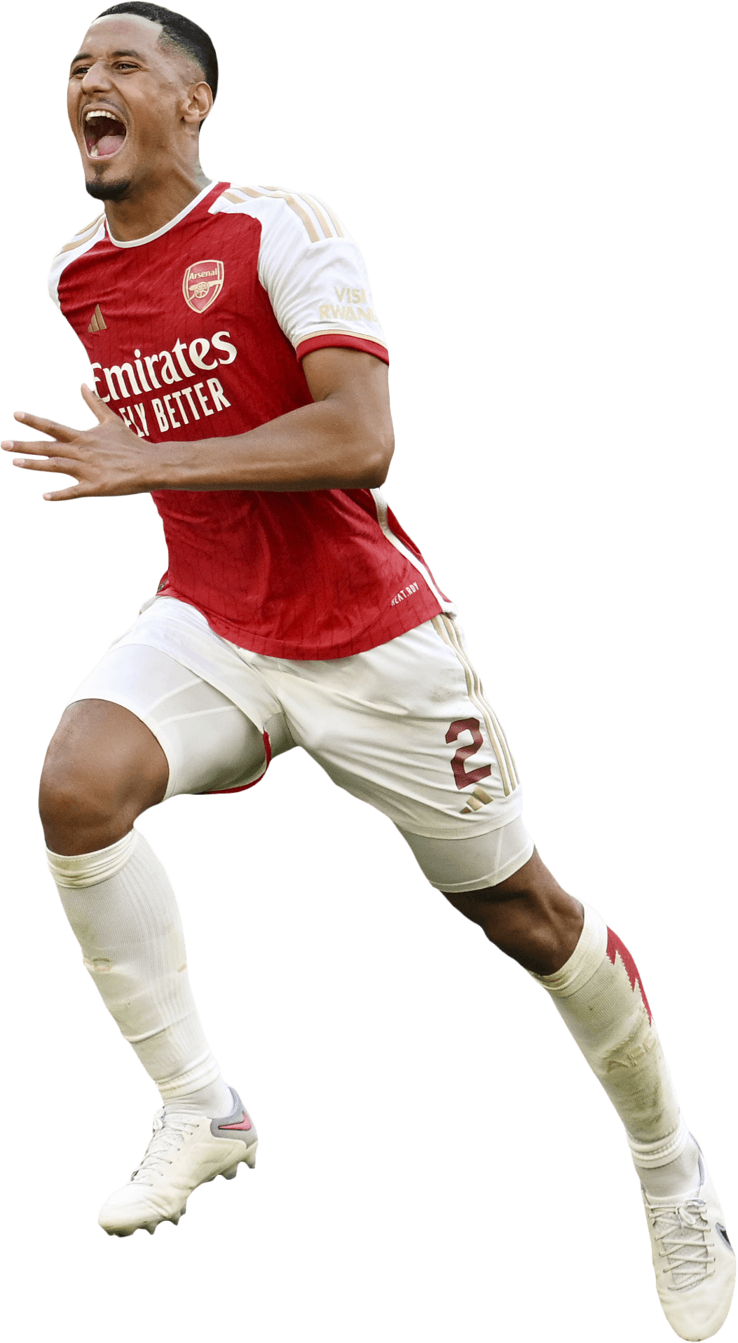 William Saliba Arsenal football render - FootyRenders William Saliba Arsenal football render - FootyRenders