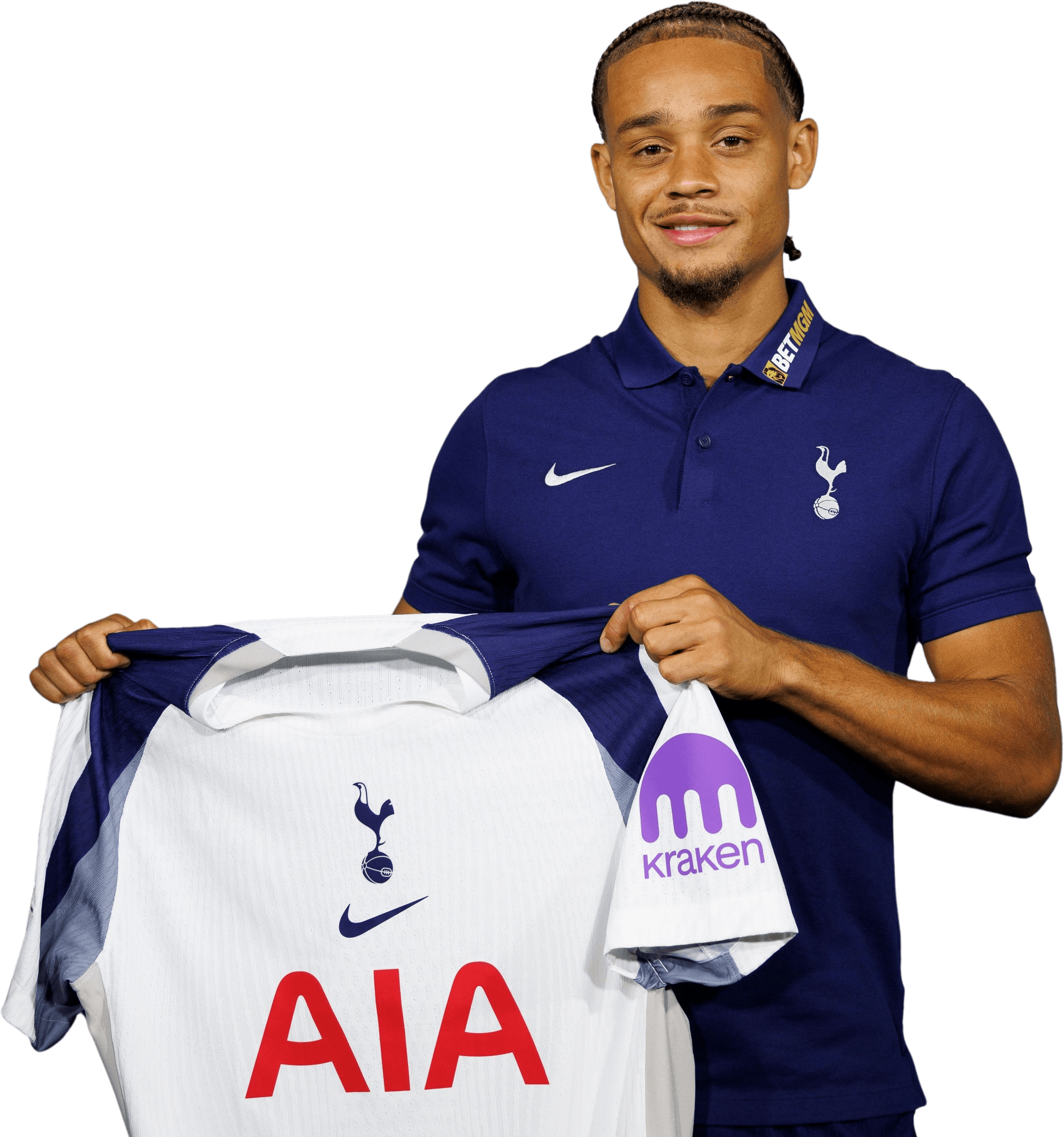Xavi Simons Tottenham Hotspur football render - FootyRenders